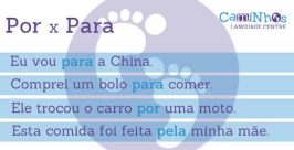 Differences between Por and Para in Portuguese | Lesson 14 Differences between Por and Para in Portuguese | Lesson 14